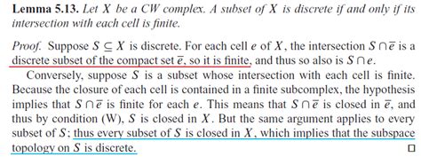 General Topology Why Is A Discrete Subset Of A Compact Space Finite