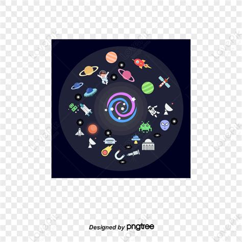 벡터 만화 별 일러스트행성은하지구 Png 일러스트 무료 다운로드 Lovepik