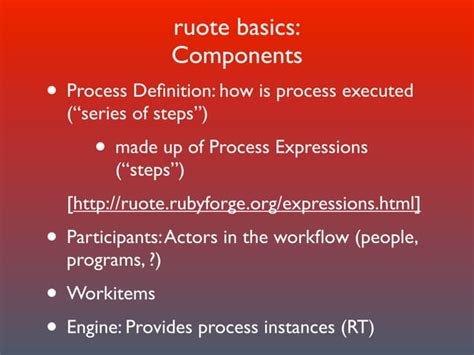 ruote a ruby workflow engine key programming languages computing