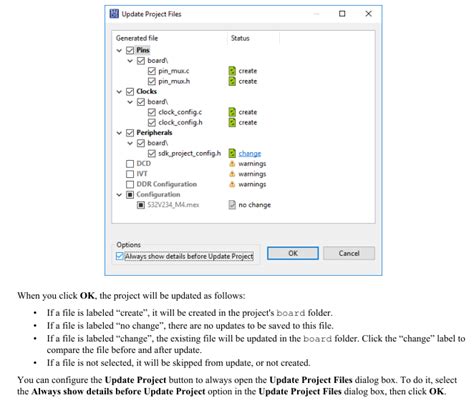 how to solve the build errors about create new project from example