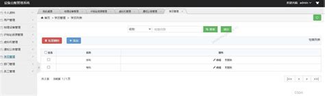 基于javaweb的设备台账管理系统javassmhtmljspjsmysql设备台账系统 Csdn博客