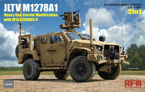 Rye Field 1 35 Us Jltv M1278a1 Heavy Gun Carrier Modification W M153 C