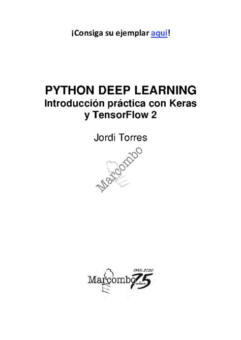 Empieza A Leer Python Deep Learning Python Deep Learning Introducción Práctica Con Keras Y