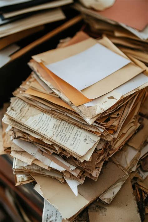 Close Up Of Outdated Marketing Materials And Poor Sales Reports Before