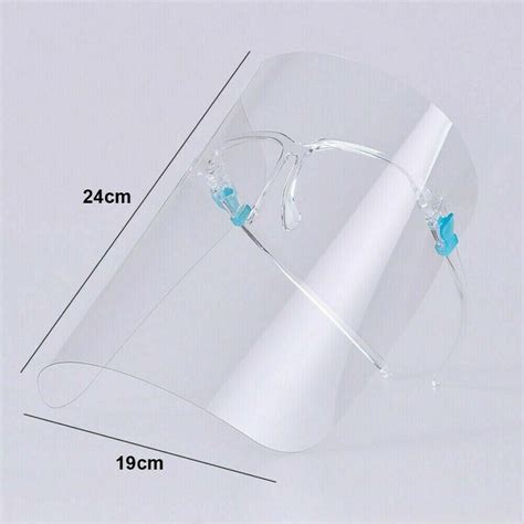 Face Shield Clear Glasses Protector Prevention Face Shield Etsy