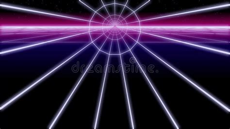 Synthwave Net And Stars Retro Background 3d Render Stock Footage Video Of Render Fantasy
