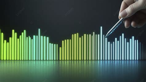 녹색 색상의 Led 화면의 주식 시장 그래프 그래프 스톡 시장 배경 일러스트 및 사진 무료 다운로드 Pngtree