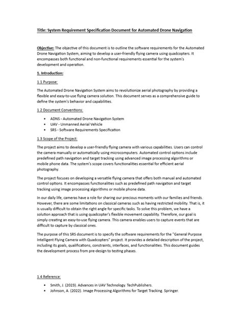 21bce9056 Lab2 Srs Documentation Pdf Radio Frequency Identification Unmanned Aerial Vehicle