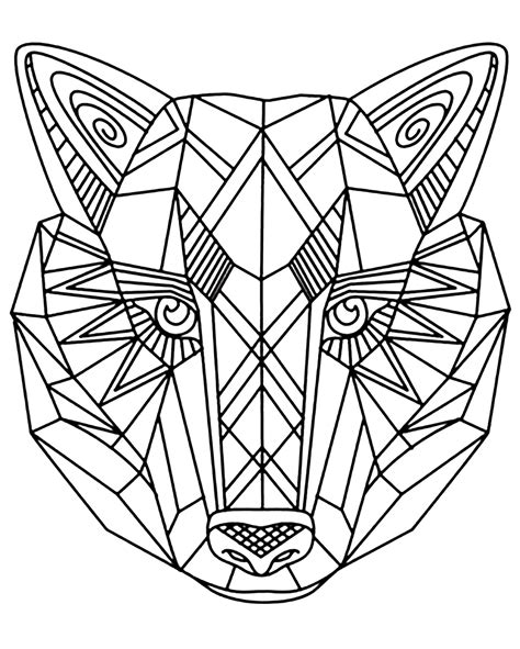Loup Coloriages De Loups Imprimer Pour Adultes