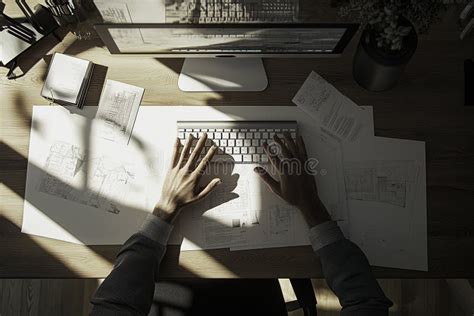 Professional Workspace With Documents Stock Illustration Illustration Of Computer Task 366067983