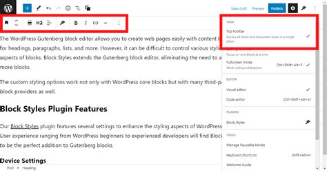 Gutenberg What Is The WordPress Block Editor Block Styles