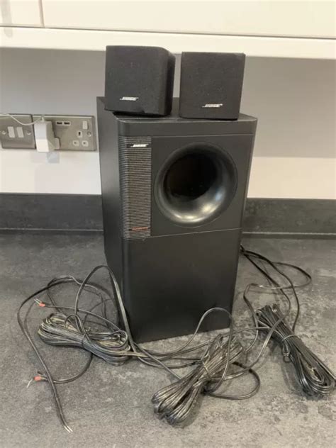 Bose Acoustimass Seriess Iv Speaker System Subwoofer Black Fully Working Picclick Uk