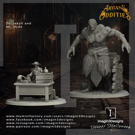 👹 Dr Jekyll And Mr Hyde・ 3d File For 3d Printing・cults