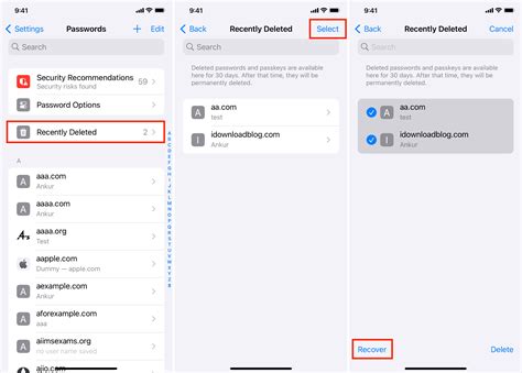 Recover Deleted Passwords Passkeys 2fa Codes On Ios And Mac
