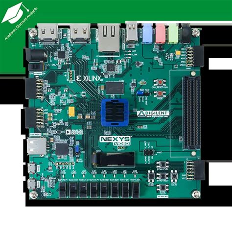 Placa De Desarrollo Nexys Video Artix 7 Xilinx Fpga Risc V Png