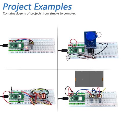 Стартовий комплект freenove ultimate для raspberry pi pico raspberry pi pico w у комплекті