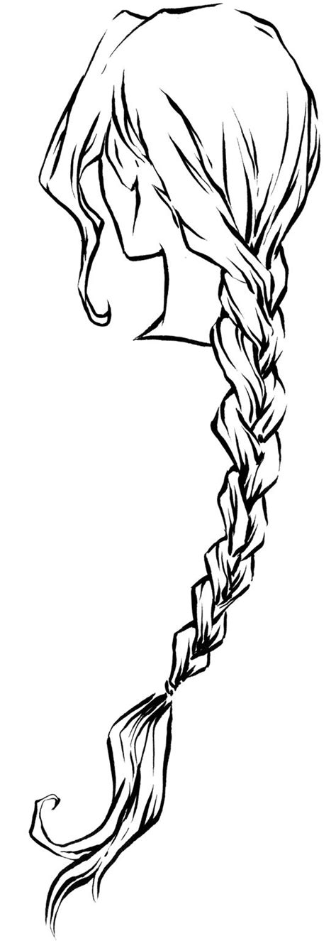 Sketches How To Draw Hair How To Draw Braids