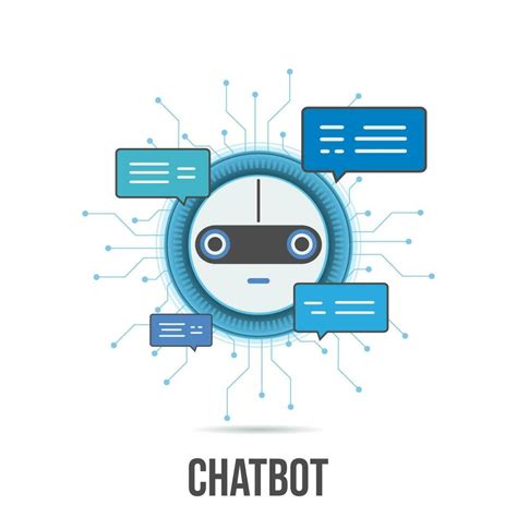 Robot With Speech Bubble Support Servicechatbot Concept Background 25802273 Vector Art At Vecteezy