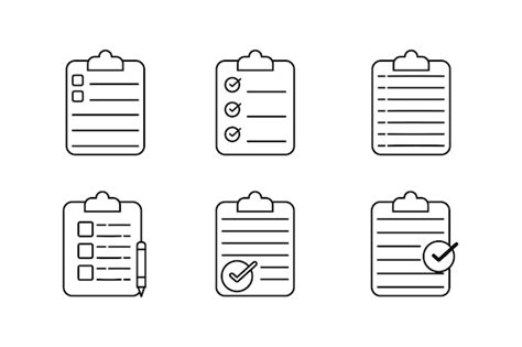 Premium Vector Comprehensive Set Of Vector Icons Templates For Efficient Planning