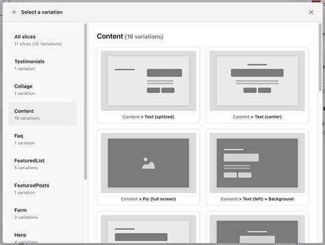 Slice Name Length Limit Features Prismic People