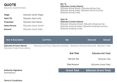 Zoho Proposal Template