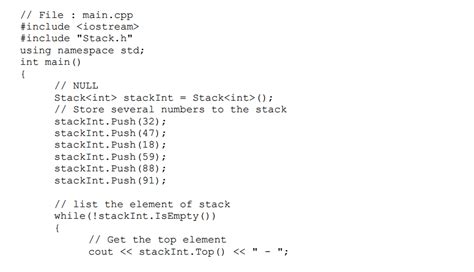 31 Declare The Node Class In C Create The File
