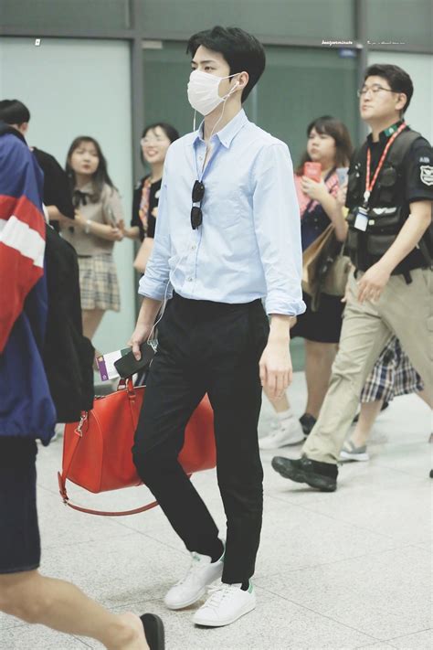 Exo Sehun Airport Fashion