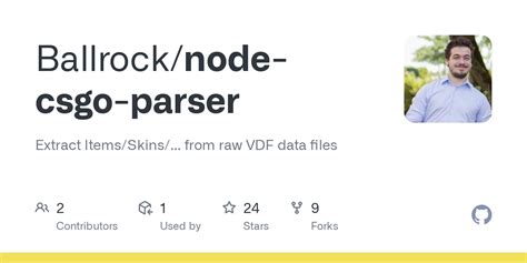 Github Ballrock Node Csgo Parser Extract Items Skins From Raw Vdf Data Files