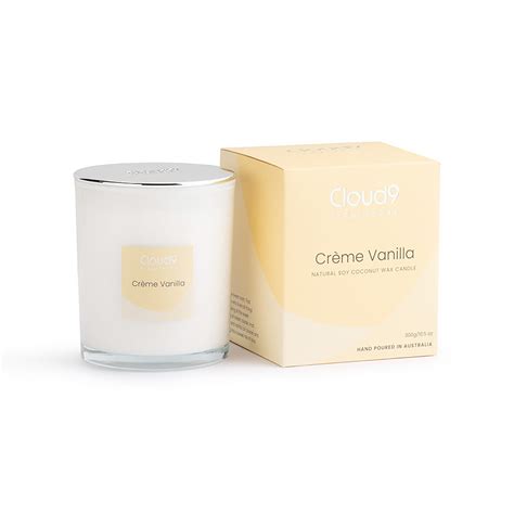 Creme Vanilla Scented Candle Cloud Nine Fragrances