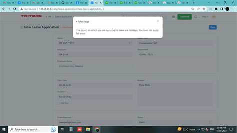 Leave Application In Erpnext Module User Forum Frappe Forum