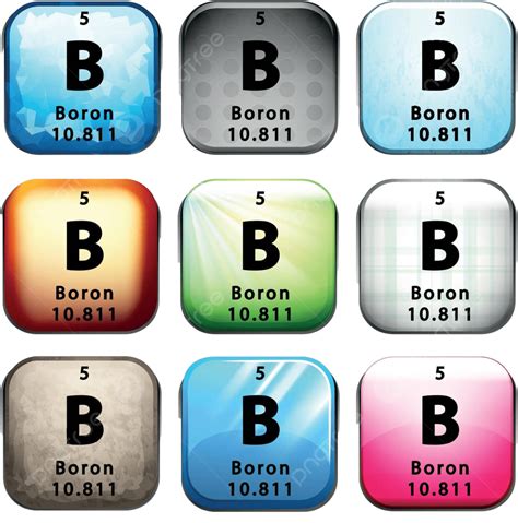 Boron Symbol Nature Background Vector Symbol Nature Background Png