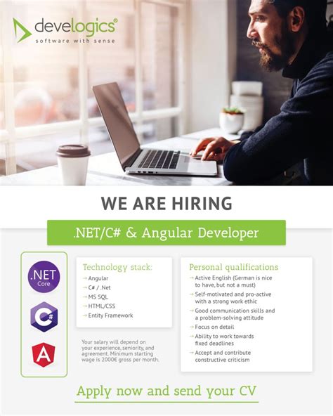 develogics® on linkedin hiring dotnetdeveloper angular