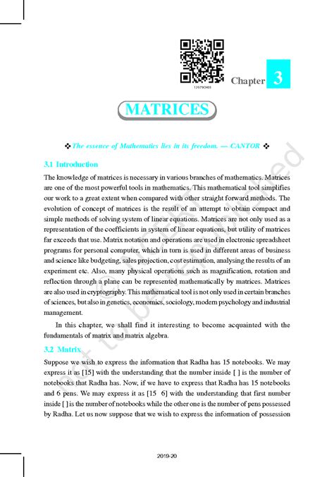 Solution Matrices Chapter 3 Studypool