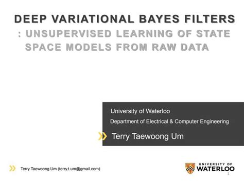 Deep Variational Bayes Filters 2017 Ppt