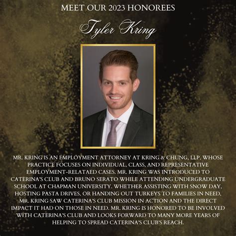 Tyler Kring On Linkedin Looking Forward To A Special Night On Oct