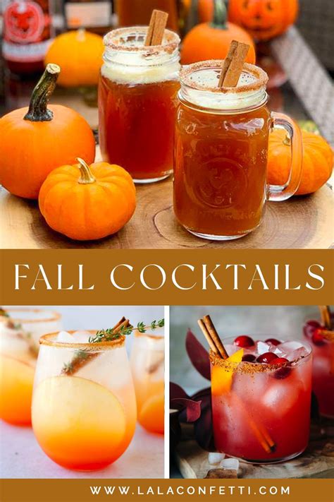 Fall Cocktails Youll Love Fall Cocktails Fall Wedding Cocktails