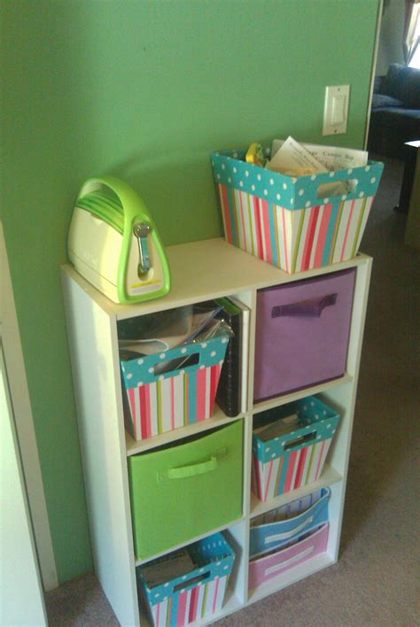Cartridge And Cuttlebug Storage Room Organization