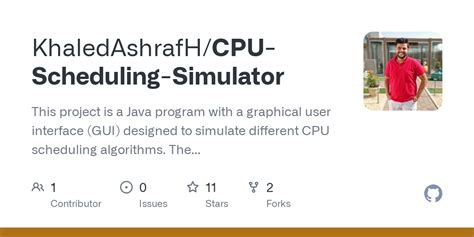 Github Khaledashrafh Cpu Scheduling Simulator This Project Is A Java