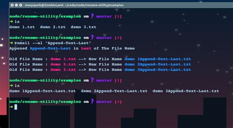 GitHub MaxySpark Rename Utility A NodeJS Module To Rename Multiple File
