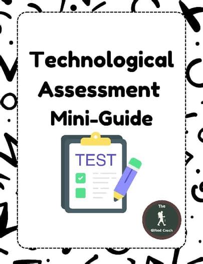 Technological Assessment Mini Guide By The Ted Coach Tpt