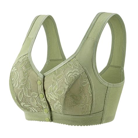 2pcs Daisy Bras For Older Women Front Closing Comfort Daisy Bra For