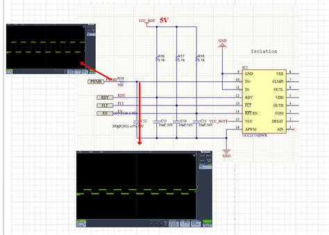 Ucc21750 Pwm Input Is Clamped To 13v Leading To No Waveform Output