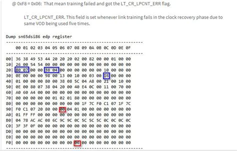 RTOS SN65DSI86 SN65dsi86 DP Link Training Failure Interface Forum Interface TI E2E