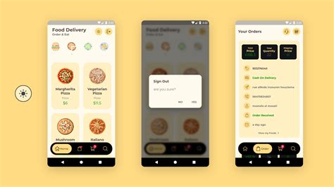 food delivery app flutter and firebase android and ios