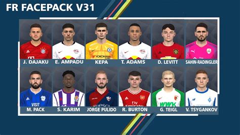 Pes 2017 Facepack V31 By Fr Facemaker ~ Free Pes