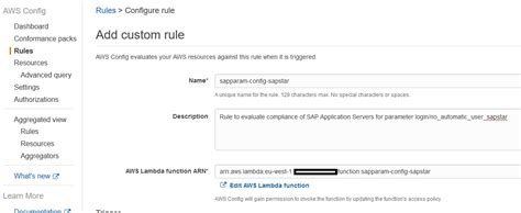 Audit Your Sap Systems With Aws Config Part Ii Aws For Sap