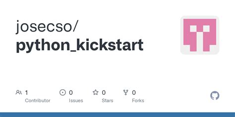 Github Josecsopythonkickstart