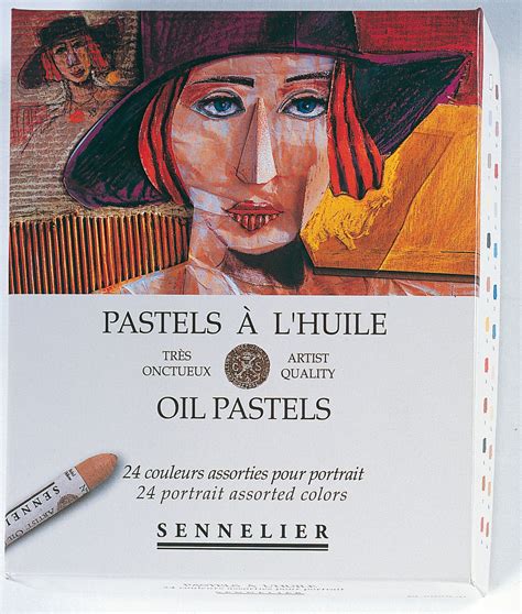 Sennelier Oil Pastel Set 24 Color Portrait Cardboard Set