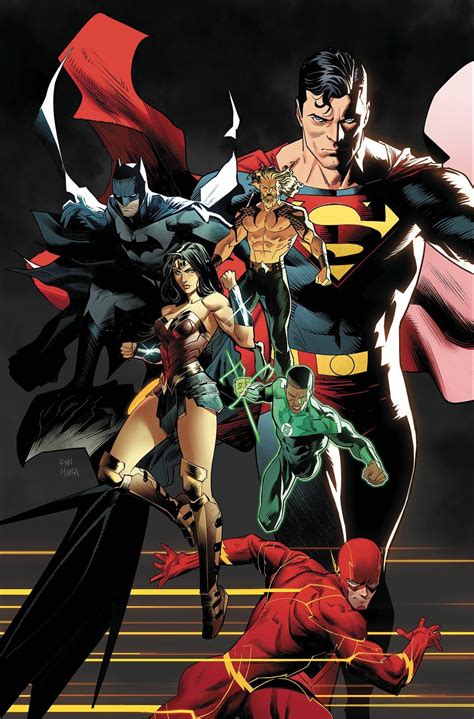 Justice League 45 Dan Mora Var Ed Dc Comics Art Justice League