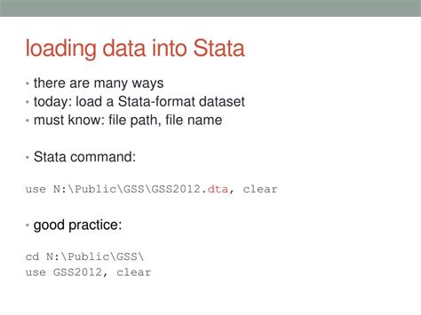 PPT Intro To Stata PowerPoint Presentation Free Download ID 1579027